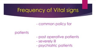 vital signs contraindication and indications | PPT
