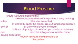 vital signs contraindication and indications | PPT
