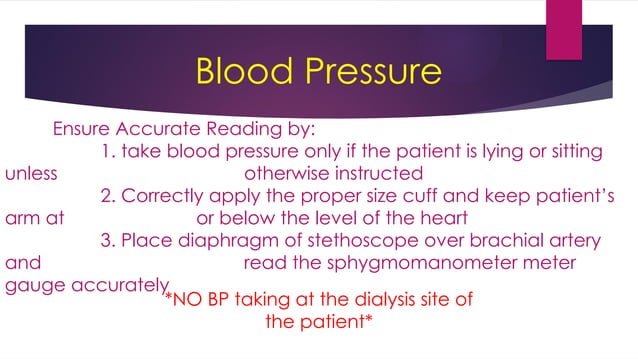 vital signs contraindication and indications | PPT