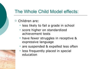 Harmonium's Whole Child model for Childcare | PPT