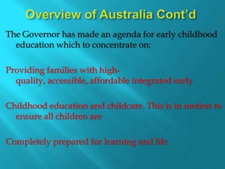 Childcare system in australia | PPTX