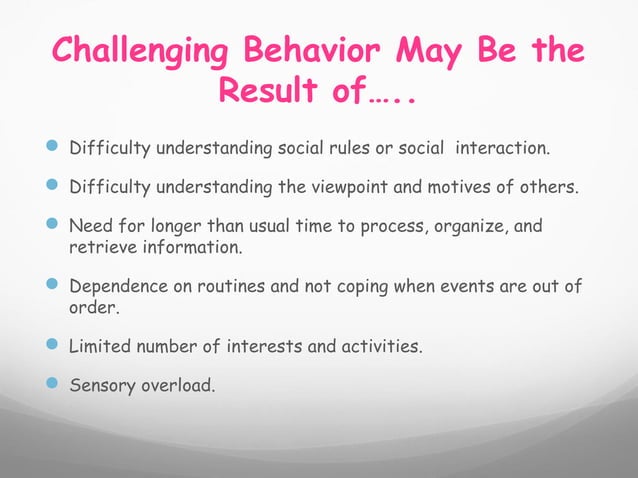 Child care training module seven updated behavior challenges | PPT