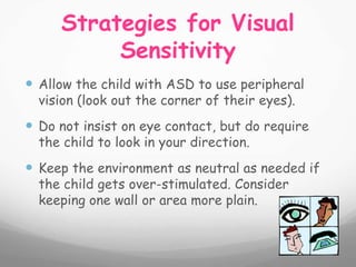Child care training series module five updated sensory | PPTX