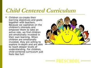 Child centered curriculum | PPT