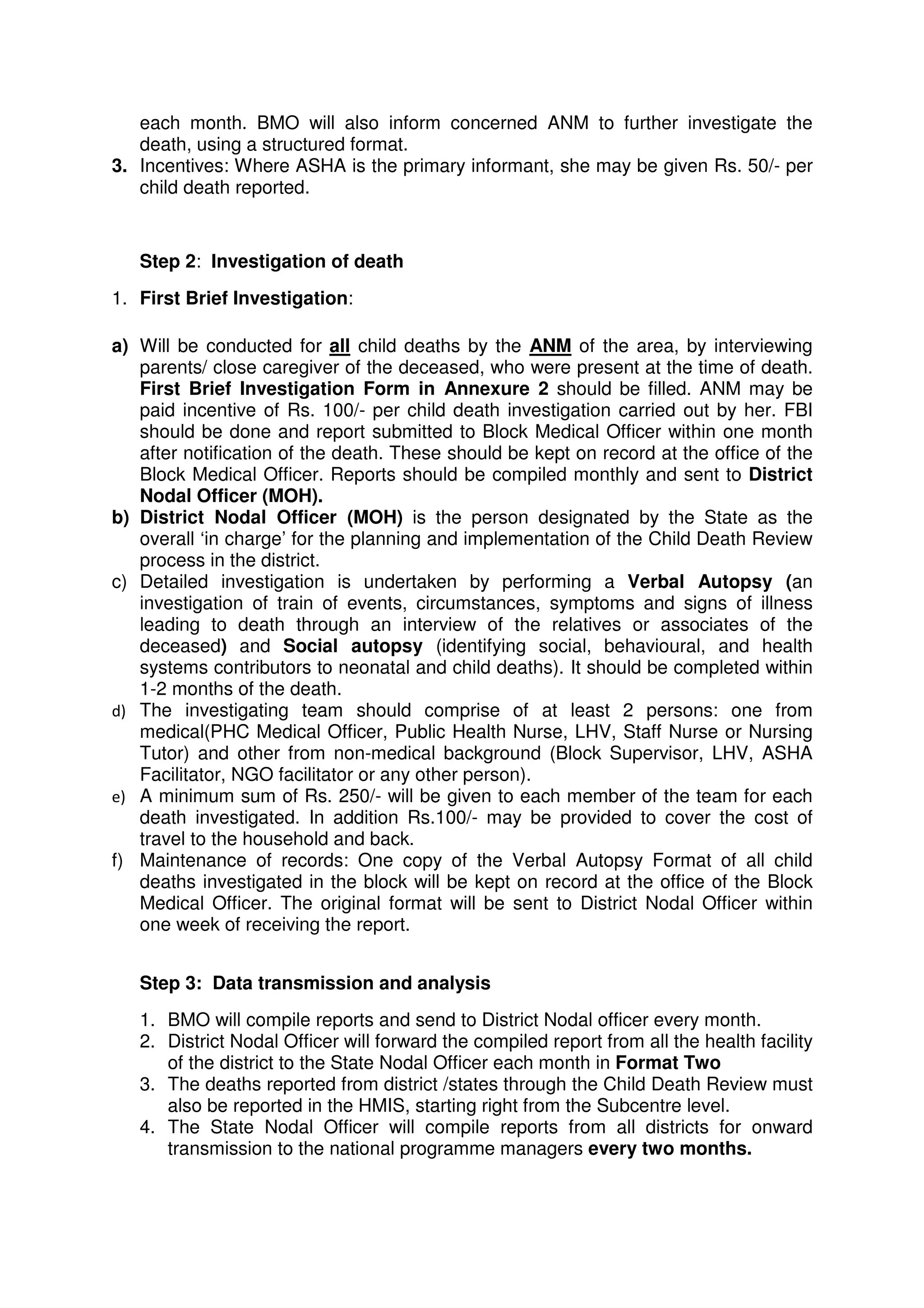 Child death review guidelines | PDF