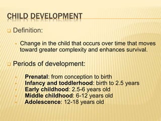 Child development | PPTX