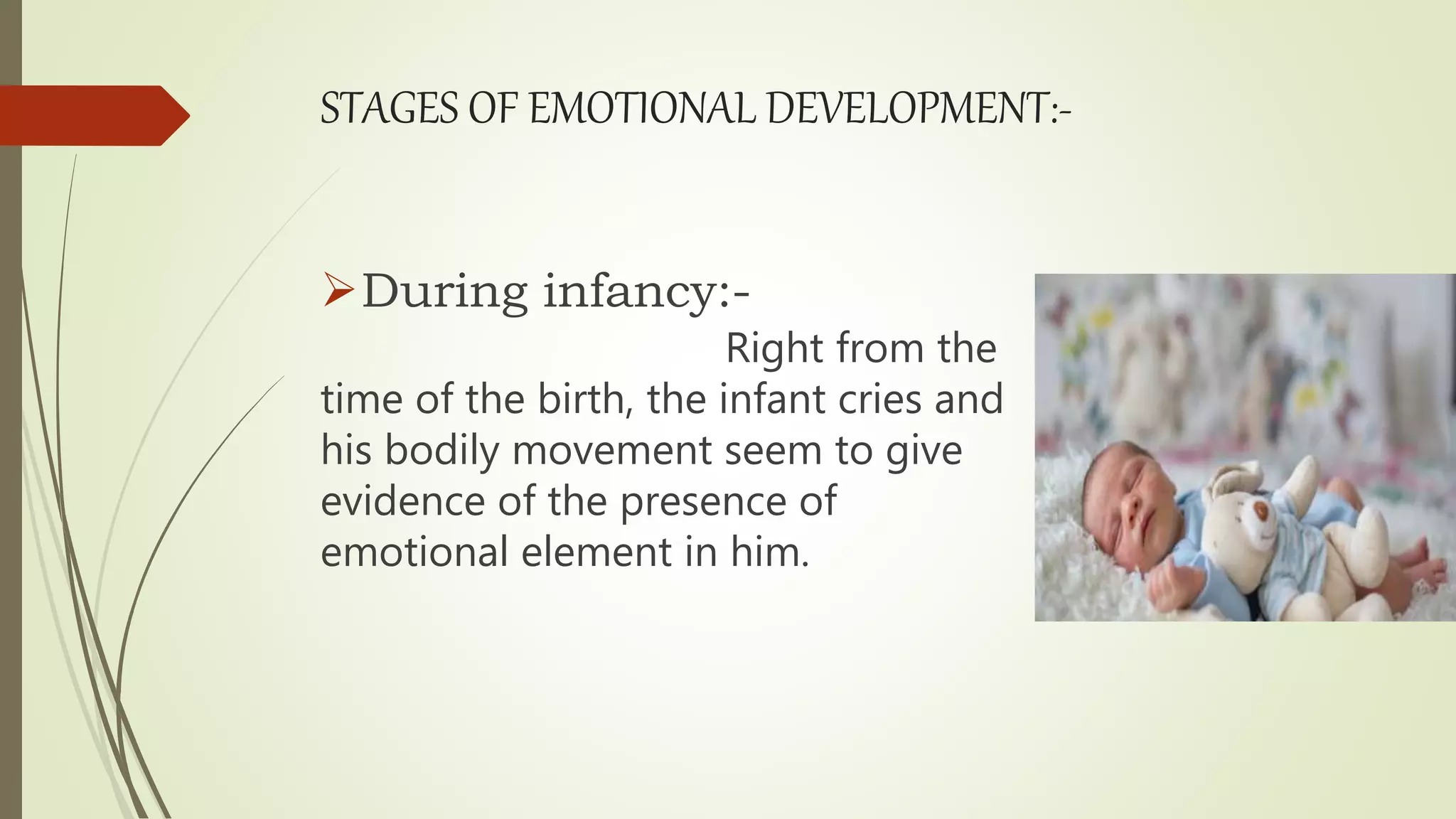 emotional development assignment | PPTX