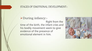 emotional development assignment | PPTX