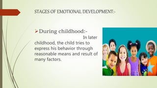 emotional development assignment | PPTX