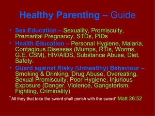 Child development and healthy parenting | PPT