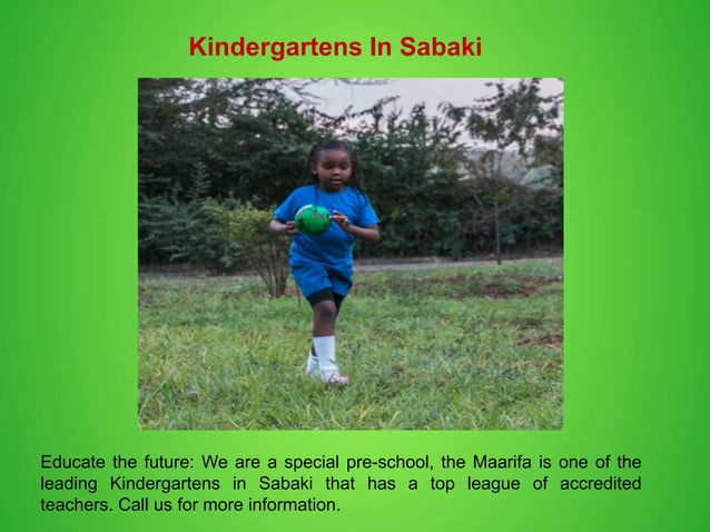 Nursery Schools In Syokimau | PPT