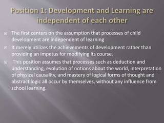 Child development(concept of development & it's relationship with ...