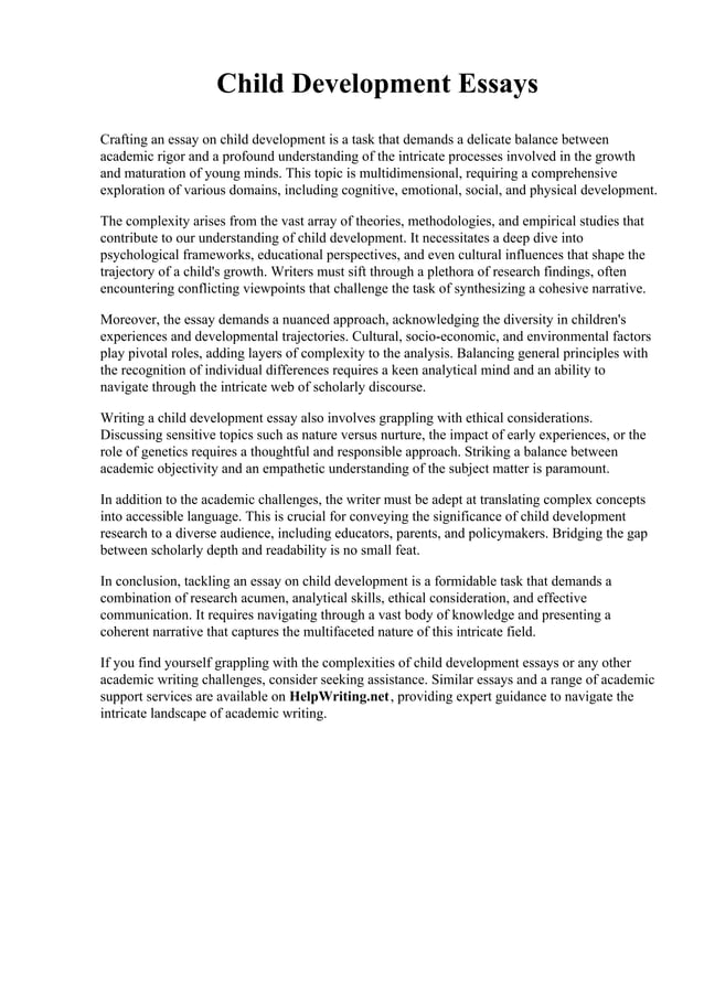 Child Development Essays.pdf