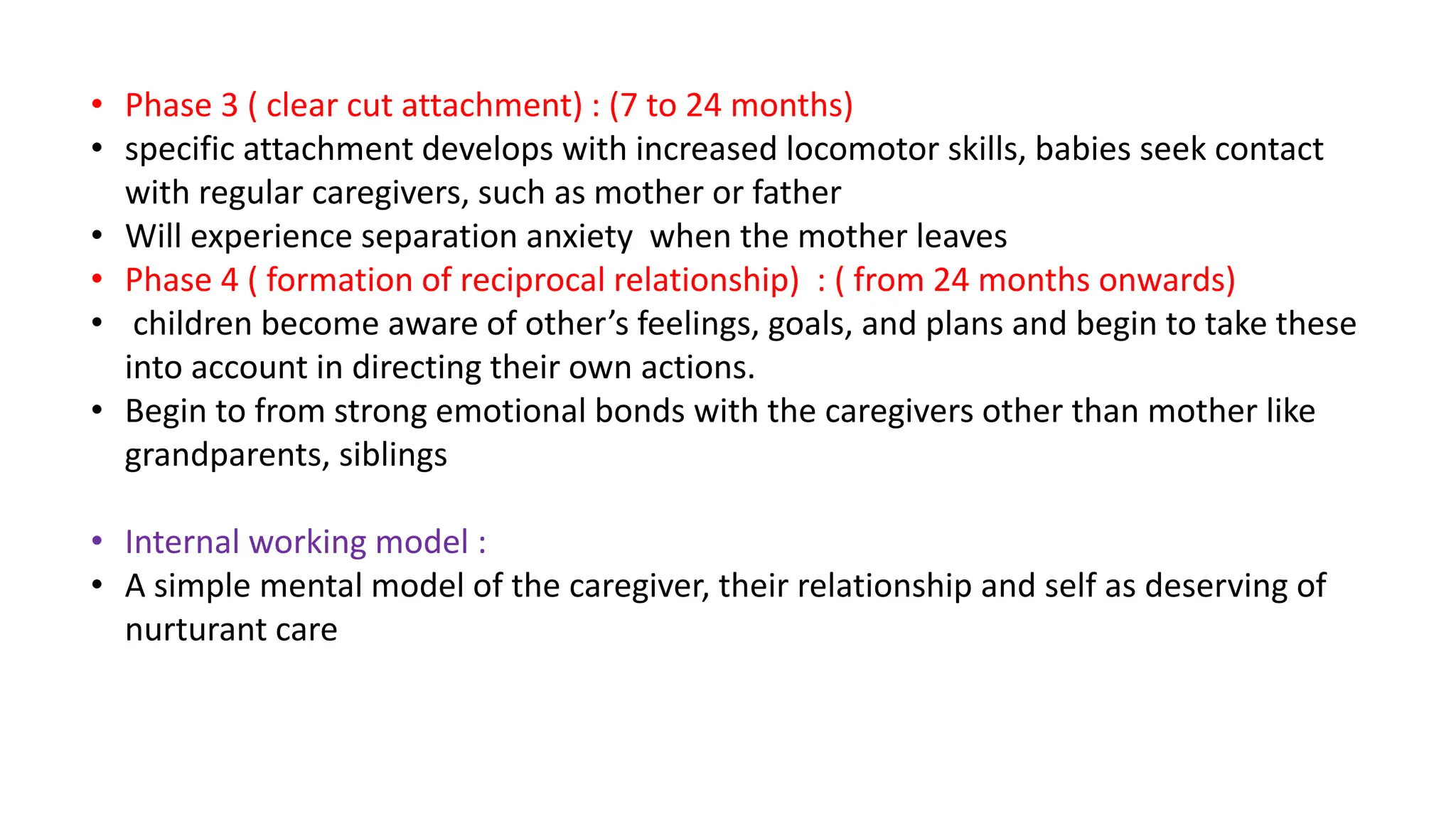 Bowlbly's attachment theory--------------- | PPTX