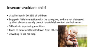 Bowlbly's attachment theory--------------- | PPTX