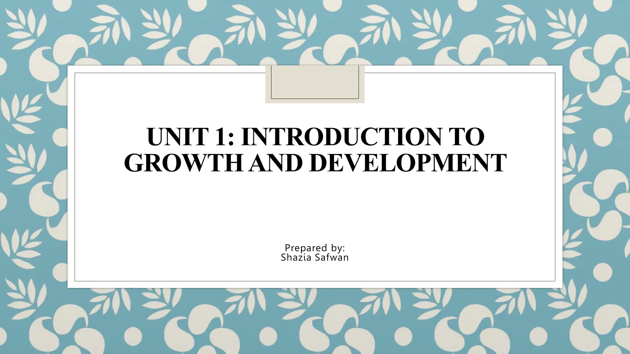 Child Development Lecture. growth and development | PPTX