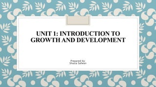 Child Development Lecture. growth and development | PPTX