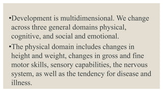 Child Development Lecture. growth and development | PPTX