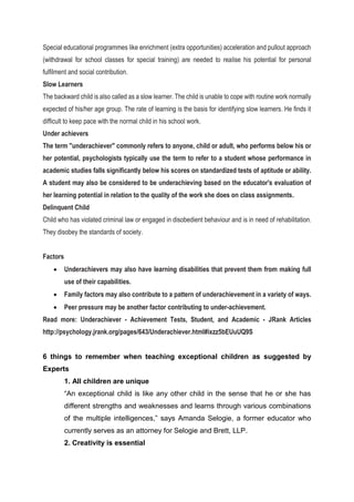 Child development notes | PDF