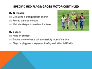 Child development –redflags2015a foritl5633 | PPTX