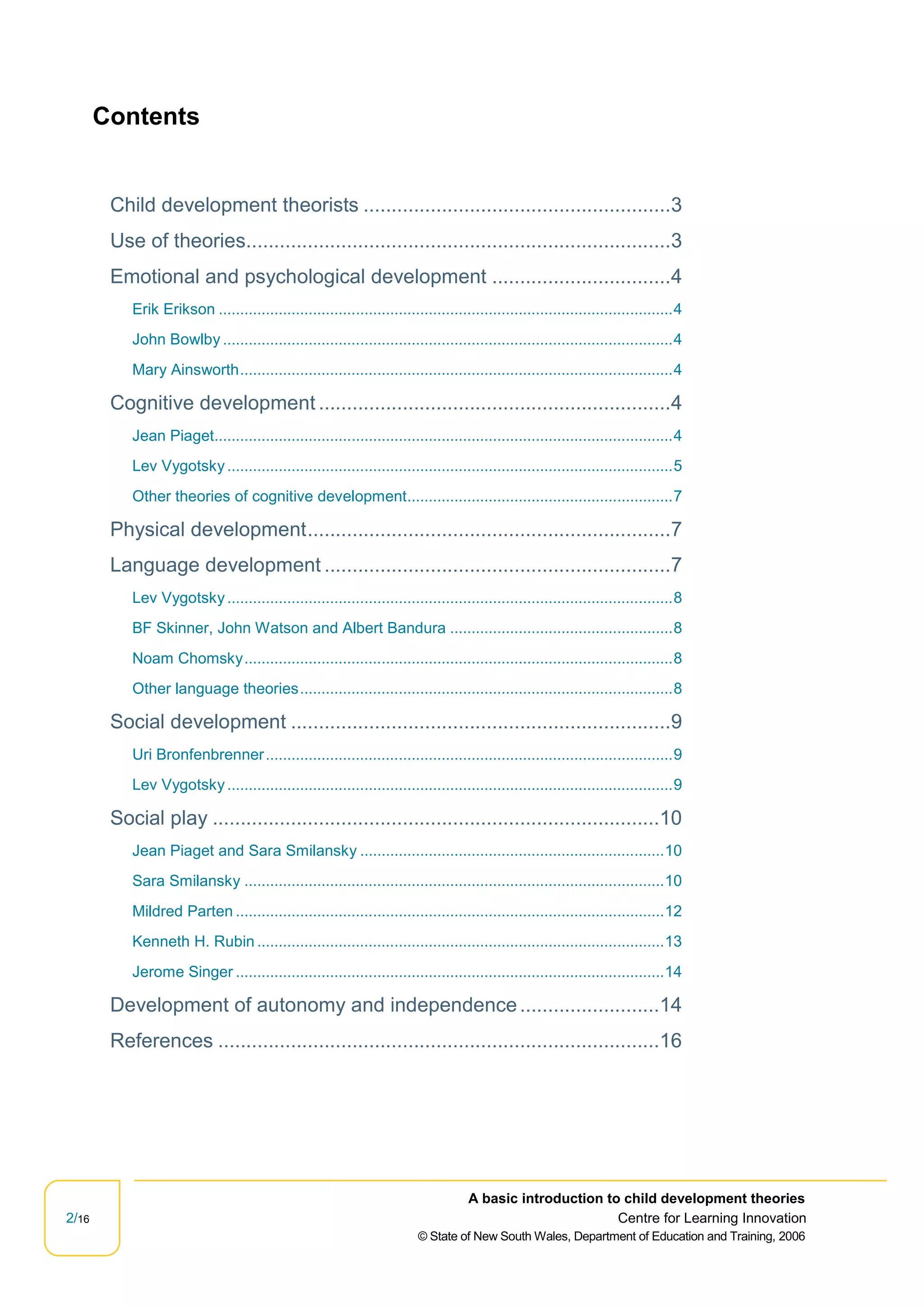 Child development theories | PDF
