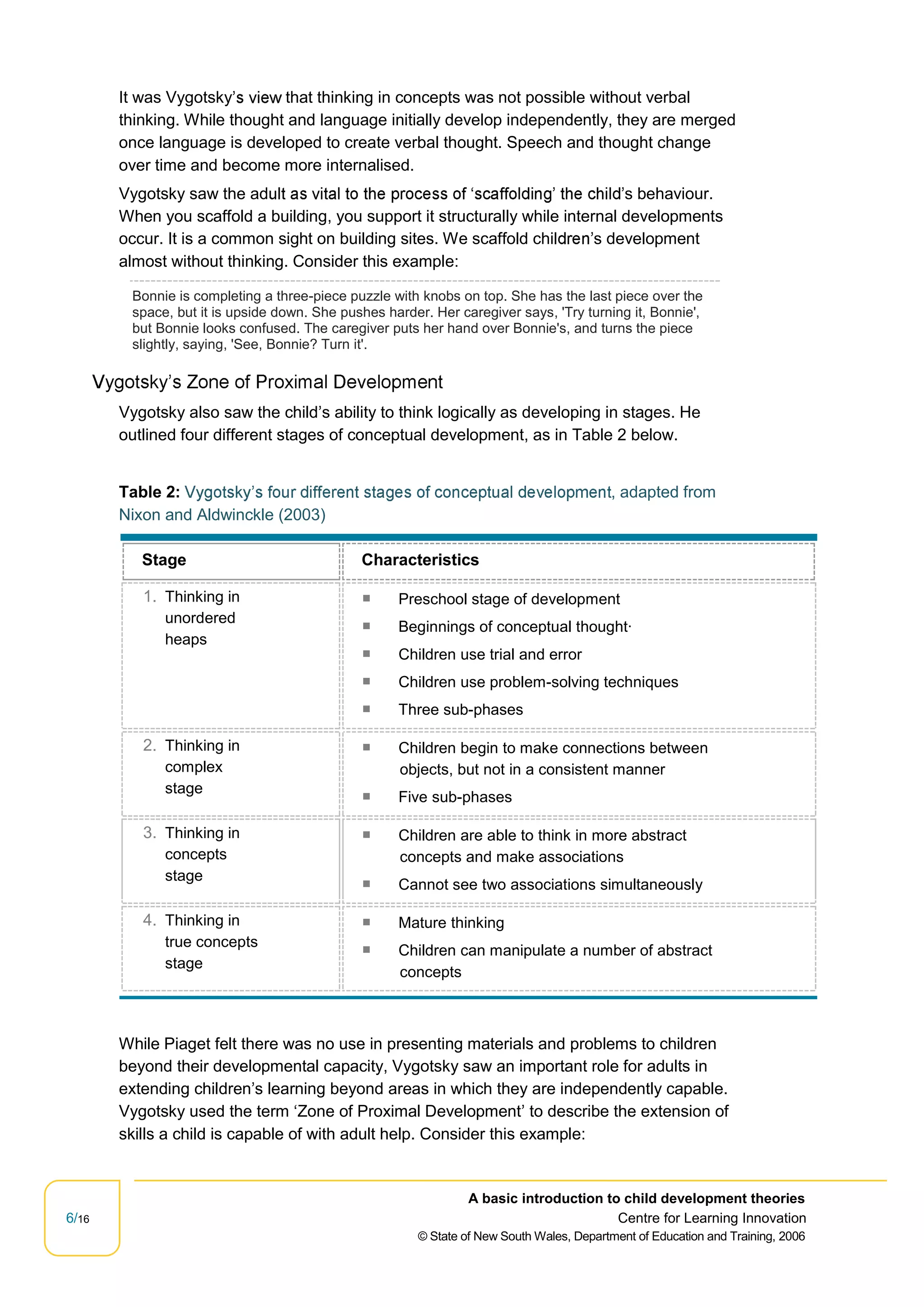 Child development theories | PDF