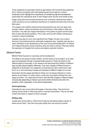 Child development theories | PDF