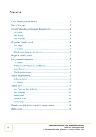 Child development theories | PDF