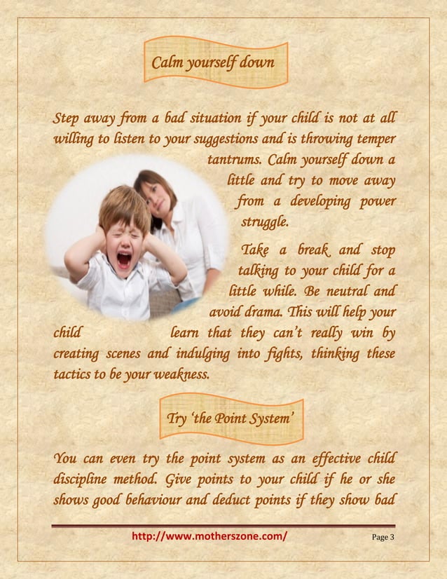 Child discipline method | PDF | Parenting Babies and Toddlers | Parenting