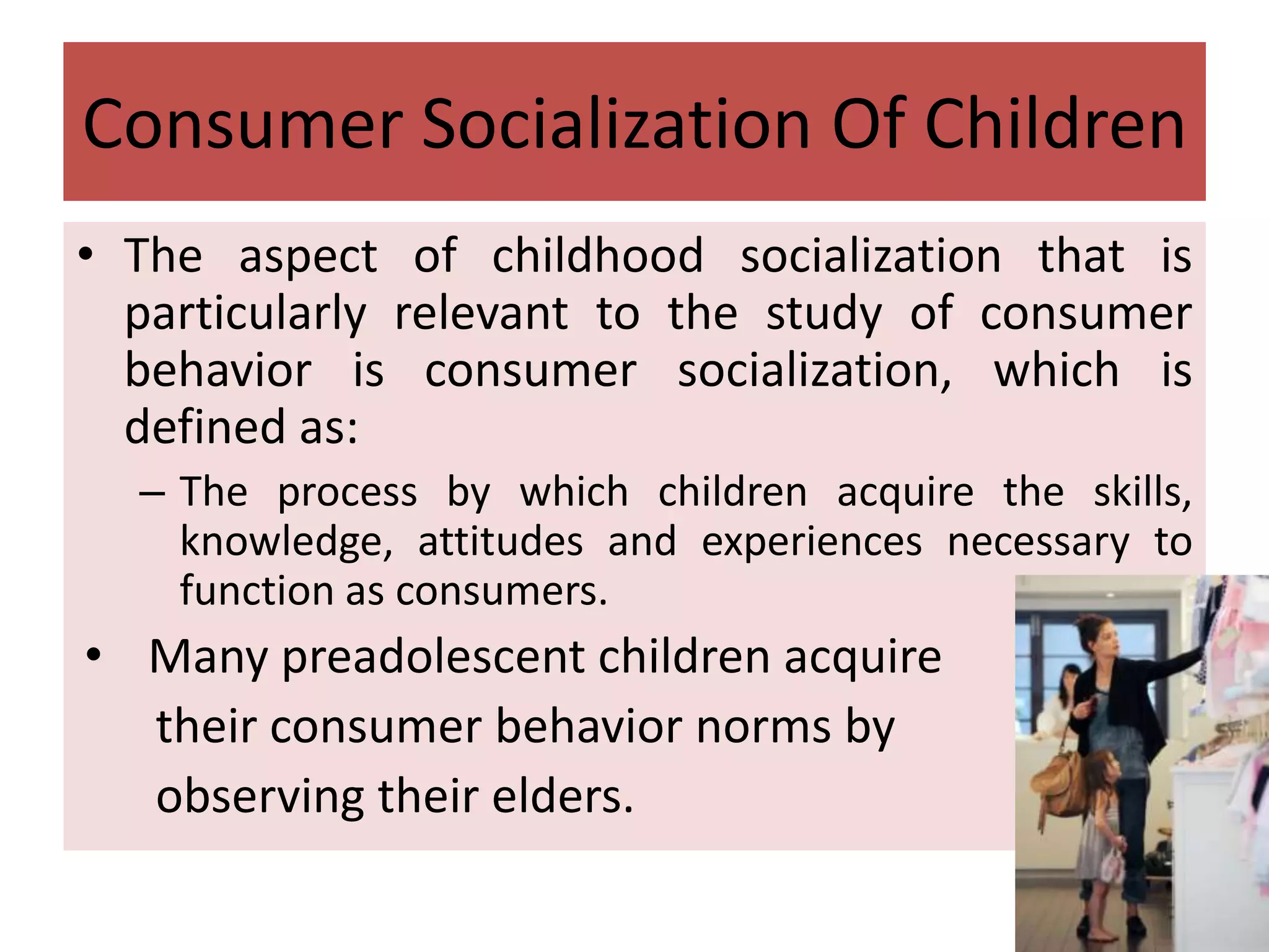 Childern consumer behavior | PPTX