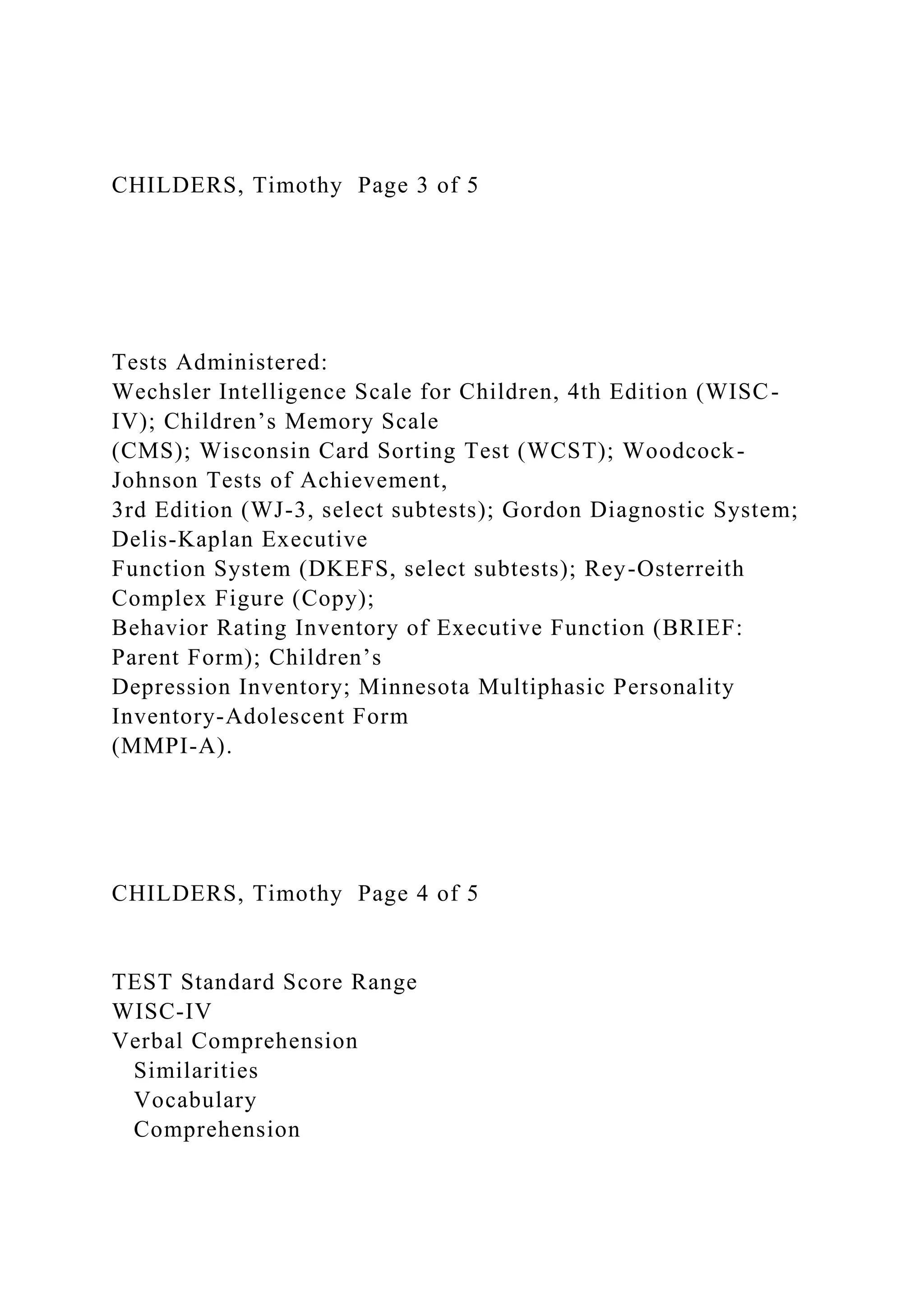 CHILDERS, Timothy Page 1 of 5 About Timothy Childers .docx