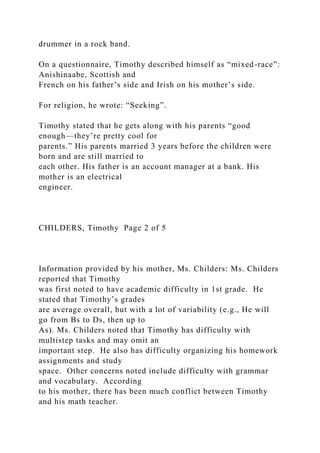 CHILDERS, Timothy Page 1 of 5 About Timothy Childers .docx