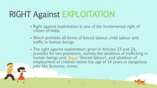 Right Against Exploitation Child Labour