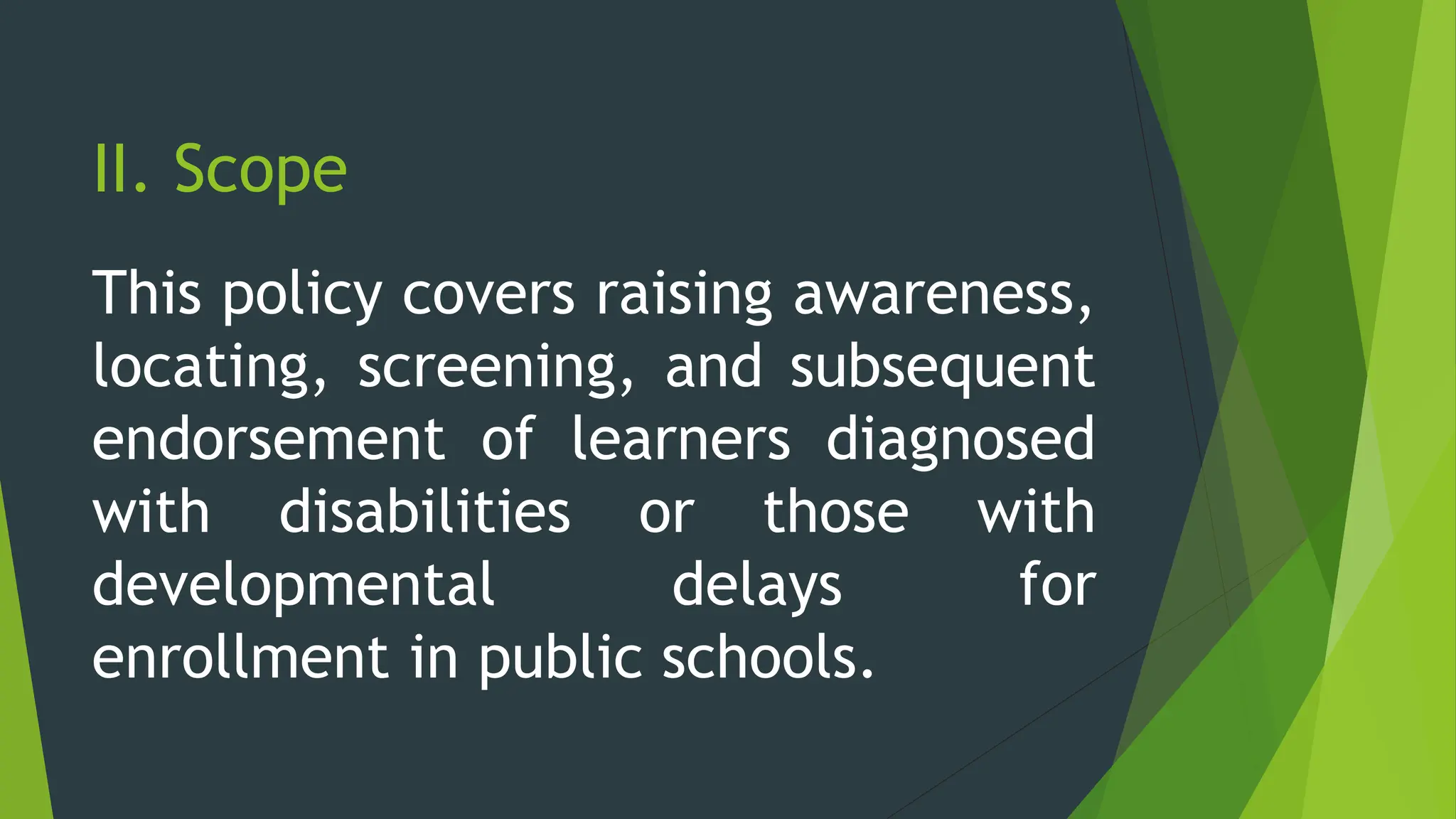 Child Find Policy for Learners with Disabilities Towards.pptx