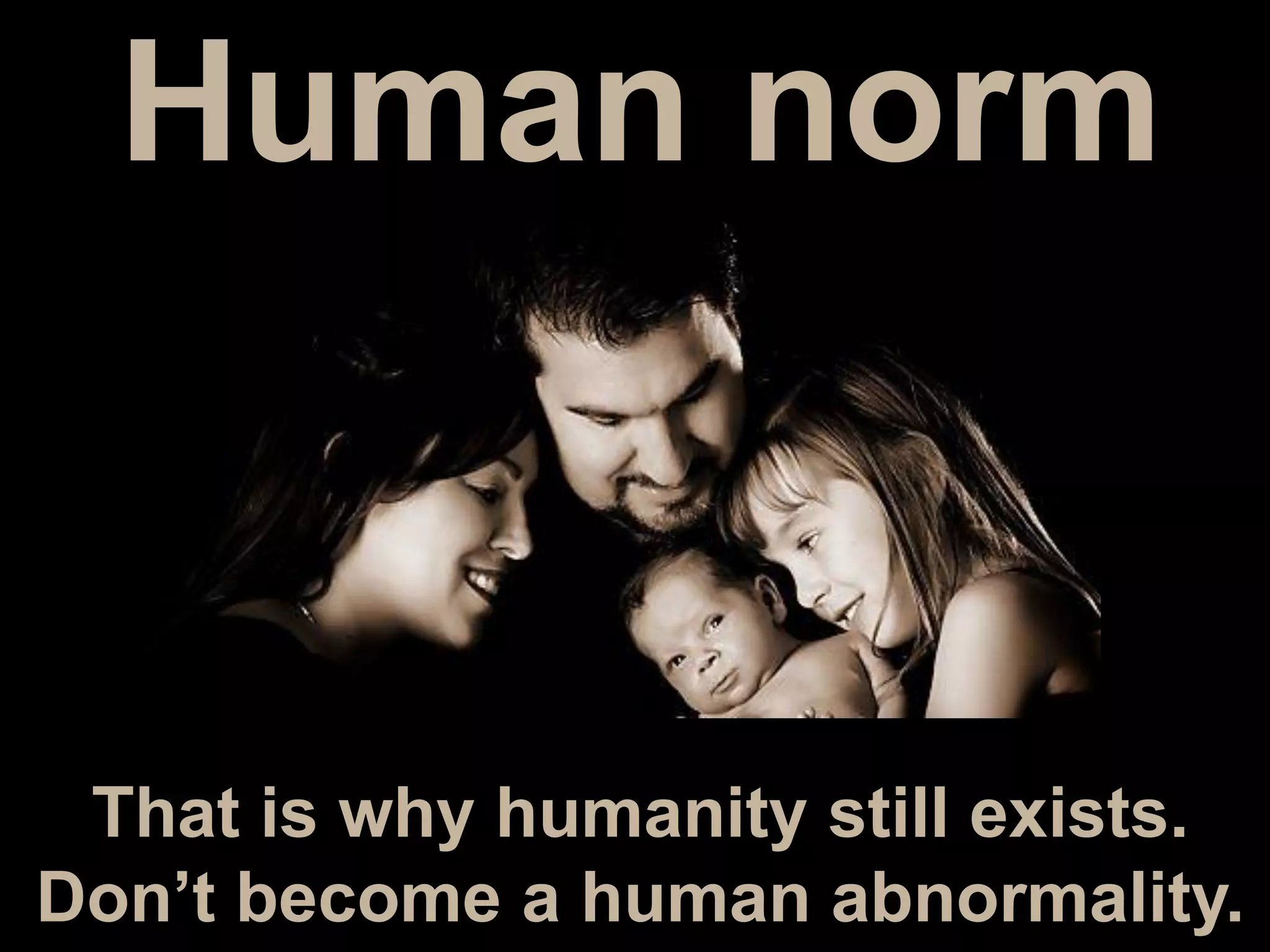 Pronatalist family values : human norm | PPT