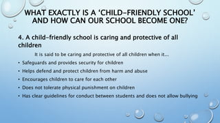 Child friendly school | PPTX