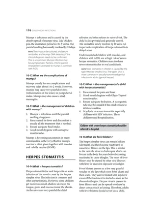 Child Healthcare: Childhood infections | PDF