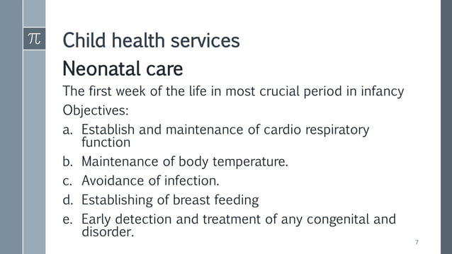 Child health care services | PPTX | Pregnancy | Reproductive Health