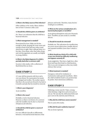 Child Healthcare: Upper respiratory tract condition | PDF