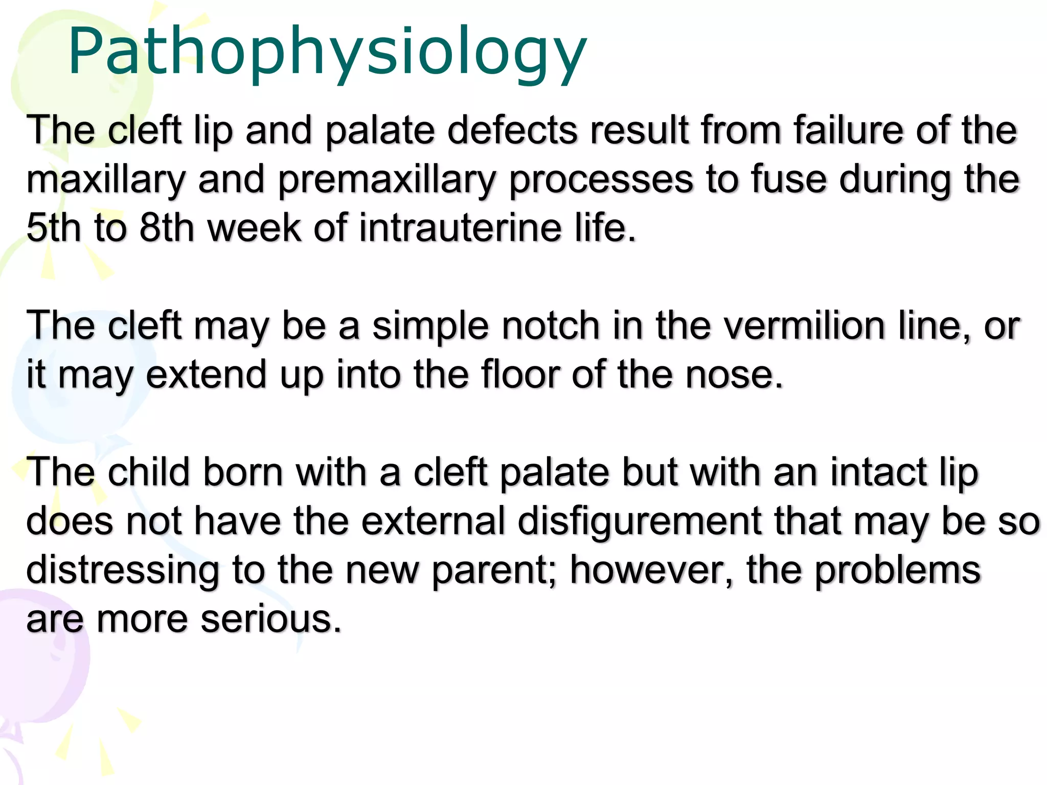 Tracheo Esophahgeal Fistula,Cleft lip and Palate | PPTX