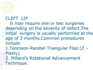 Tracheo Esophahgeal Fistula,Cleft lip and Palate | PPTX