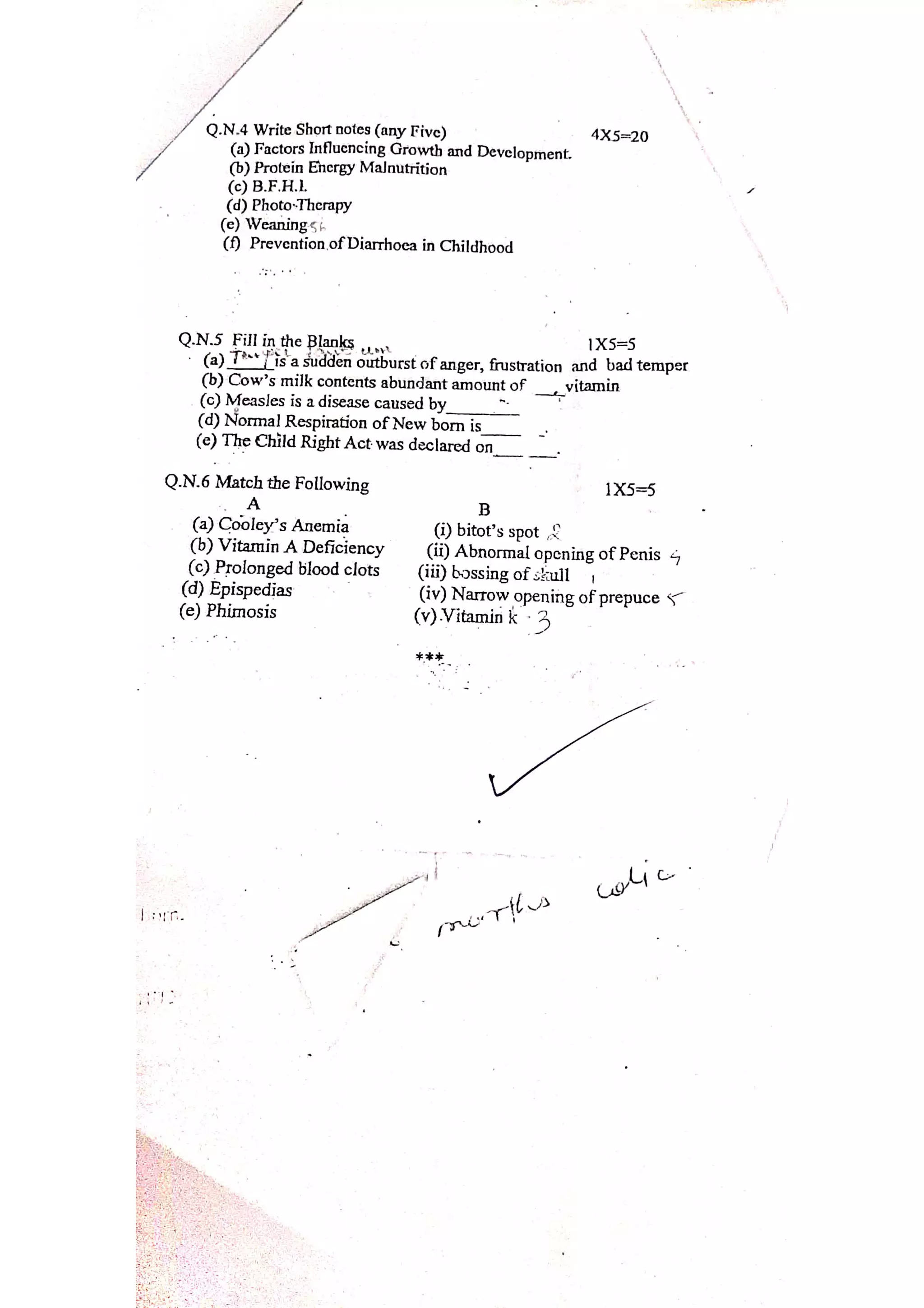 Child health nursing question paper .pdf