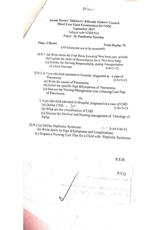 Child health nursing question paper .pdf