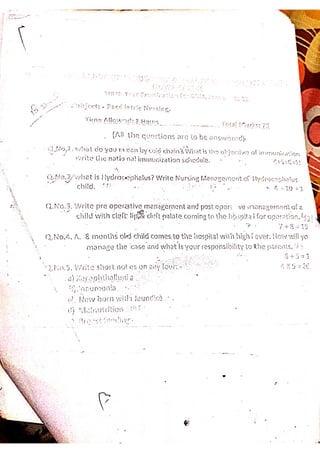 Child health nursing question paper .pdf