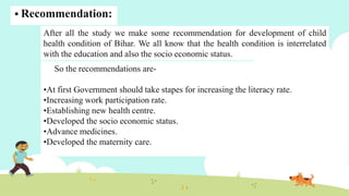 Child health outcomes ppt dibakar | PPT
