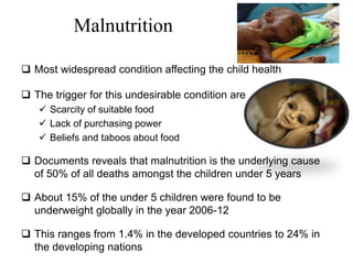 Child health problems | PPTX