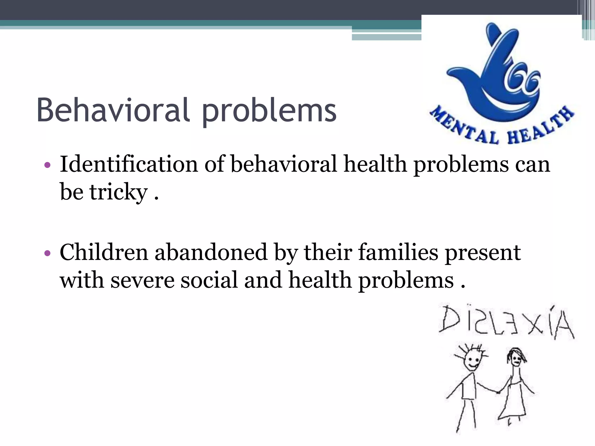 Child health problems | PPTX