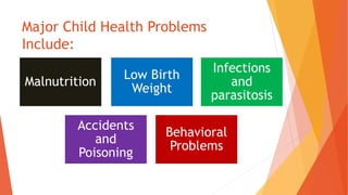 Child health problems | PPTX