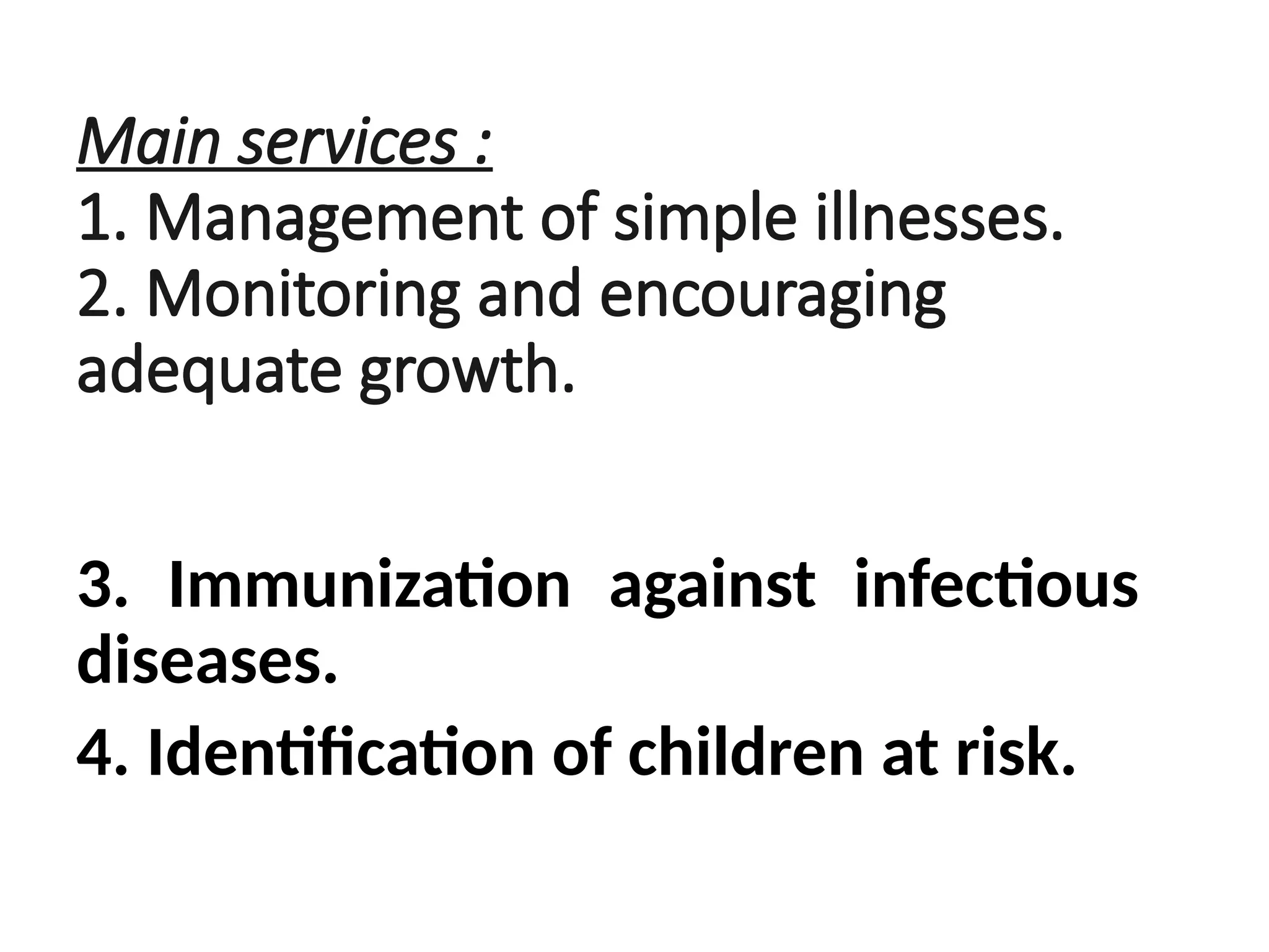 نسخة Child health services 2.pptx2345676543 | PPTX