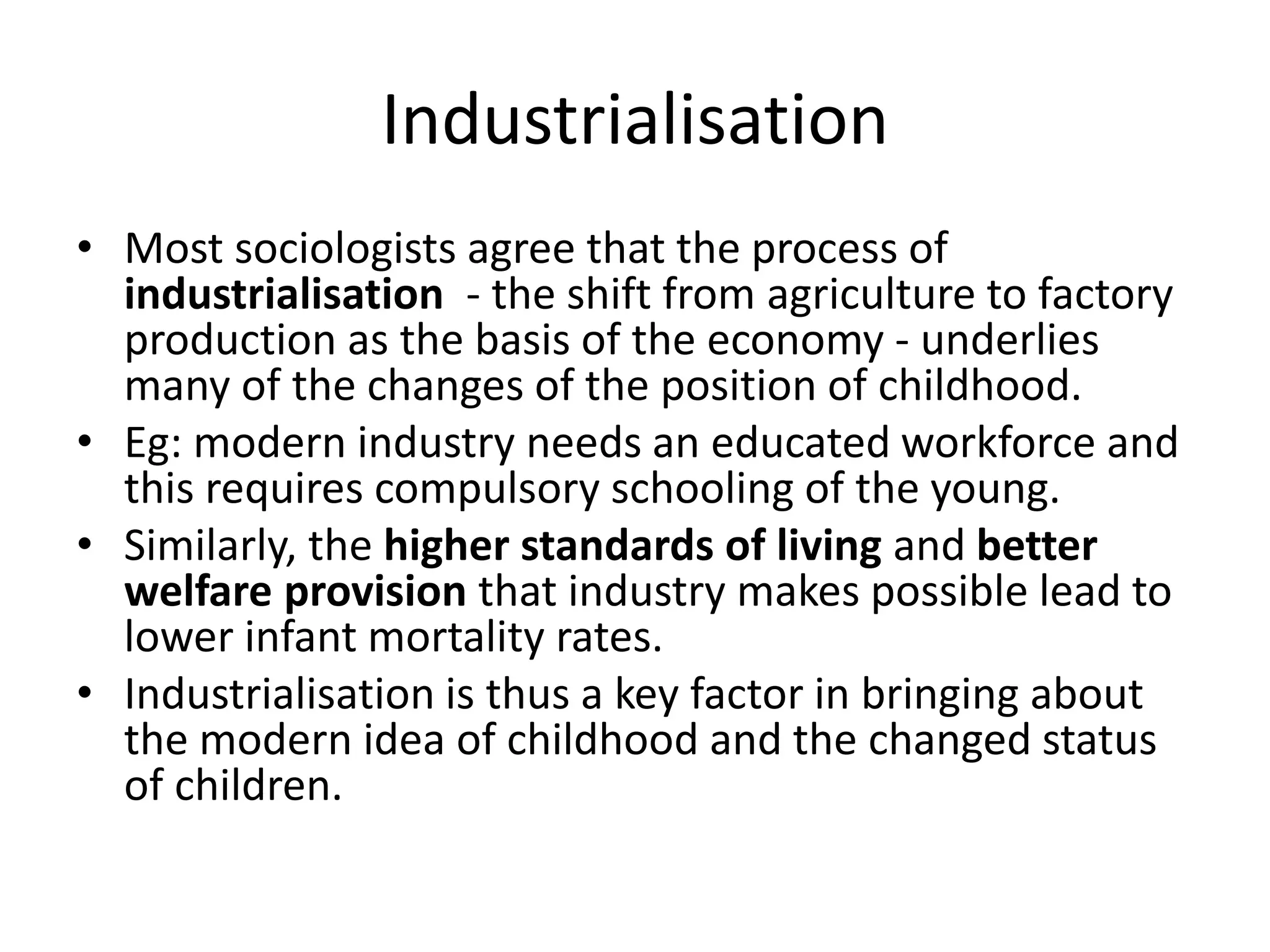 Sociology AS Family and Household: Childhood | PPTX